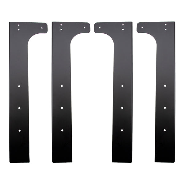 Wehrli Modular Steel Work Bench Leg Kit, 34in. Tall x .120in. Thick, B ...