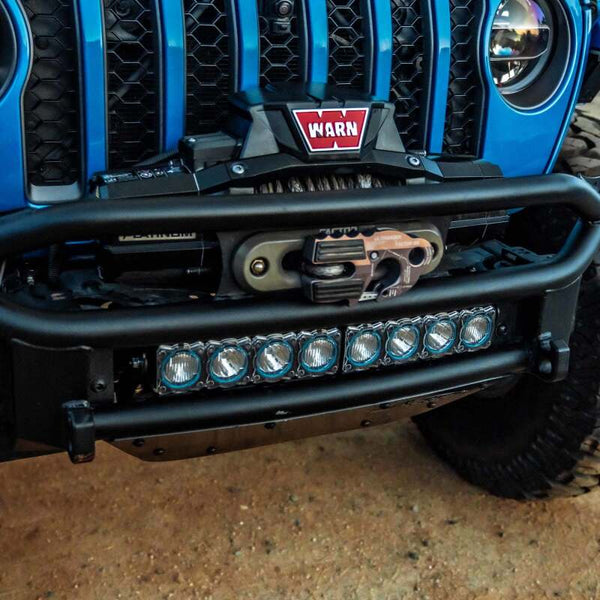 KC HiLiTES FLEX ERA LED Light Bar Bezel Kit for 10in. Segments - Blue ...