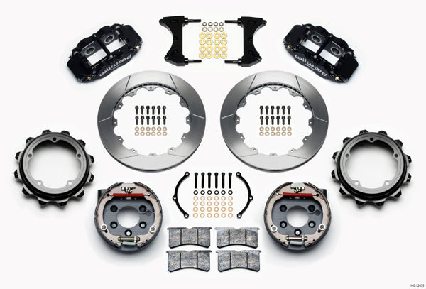 Wilwood Narrow Superlite 4R Rear P-Brk Kit 12.88in Strange Eng Floater ...