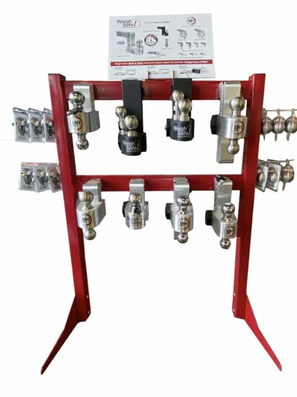 Weigh Safe Large POP Display Stand - Red - Pro Performance