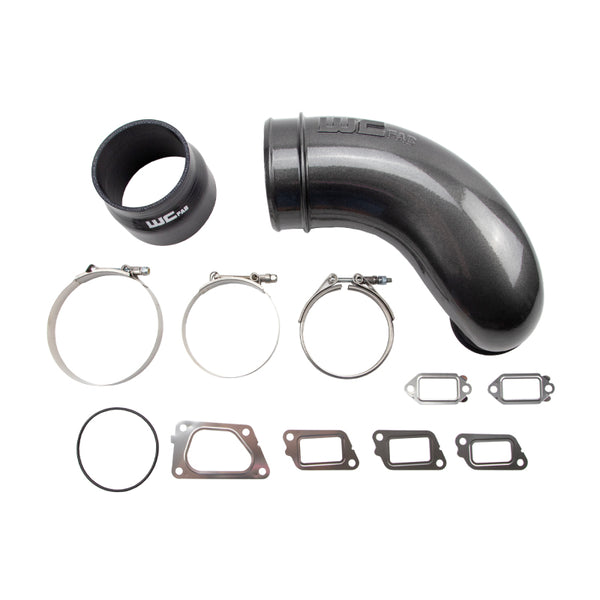 Wehrli 11-16 Chevrolet 6.6L LML Duramax 5in Intake Horn - WCFab Grey ...