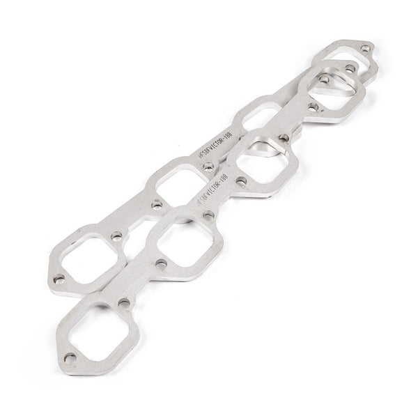 Stainless Works SBF Victor Senior Heads Square Port Header 304SS Exhau ...