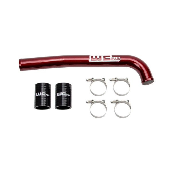 Wehrli 19-23 Cummins 6.7L Upper Coolant Pipe - WCFab Red - Pro Performance