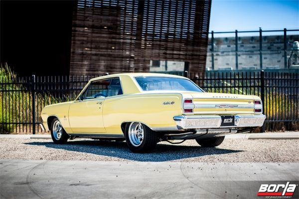 Borla CrateMuffler LS3 ATAK 2.25in Offset/Offset 14inx4.35inx9in Oval ...