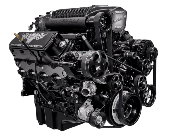 Wegner Accessory Drive - LS (2.9L Whipple, Corvette Offset) - Pro ...