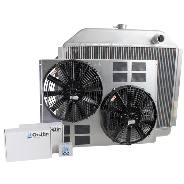 Griffin Aluminum Radiator - 66-77 F100 (Grille Side Brackets) - Pro ...