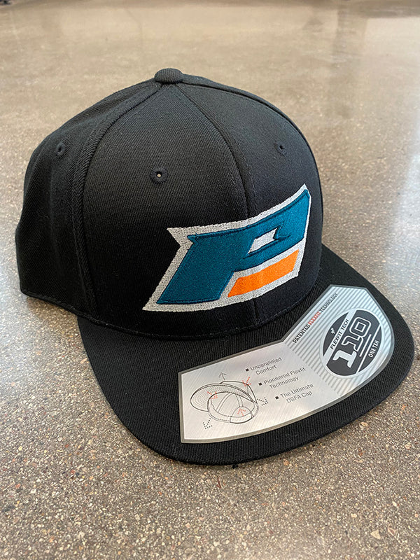 Pro Letter Hat - 6-Panel - Black - Pro Performance