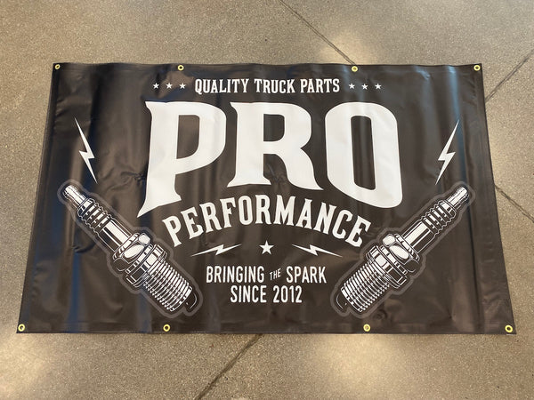 PRO PERFORMANCE 3X5 BANNER - Sparky - Pro Performance