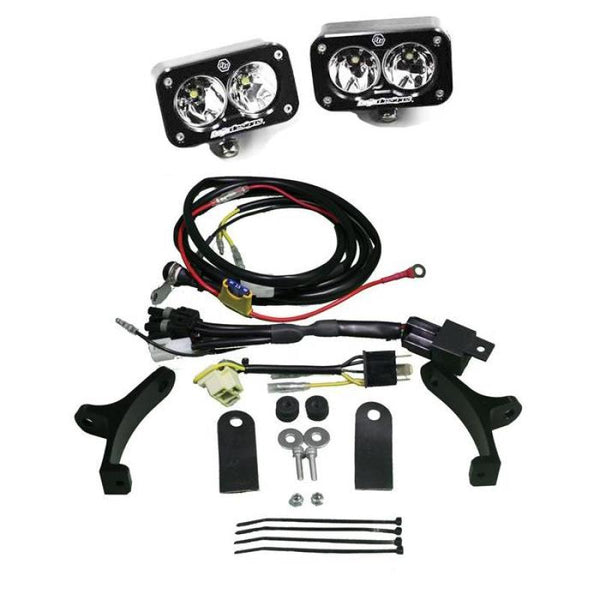 Baja Designs Motorcycle Headlight A/C LED Race Light Black Squadron Pr ...