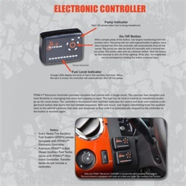 Titan Fuel Tanks 17-22 Ford F-350/F-450/F-550 40 Gallon After-Axle Aux ...