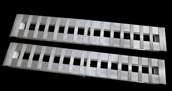 Gen-Y Heavy-Duty 8ft Aluminum Foldable Loading Ramps 15in x 96in 3K Ca ...