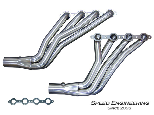 Speed Engineering LS Swap Headers - 1-3/4" Full Length - Pro Performance